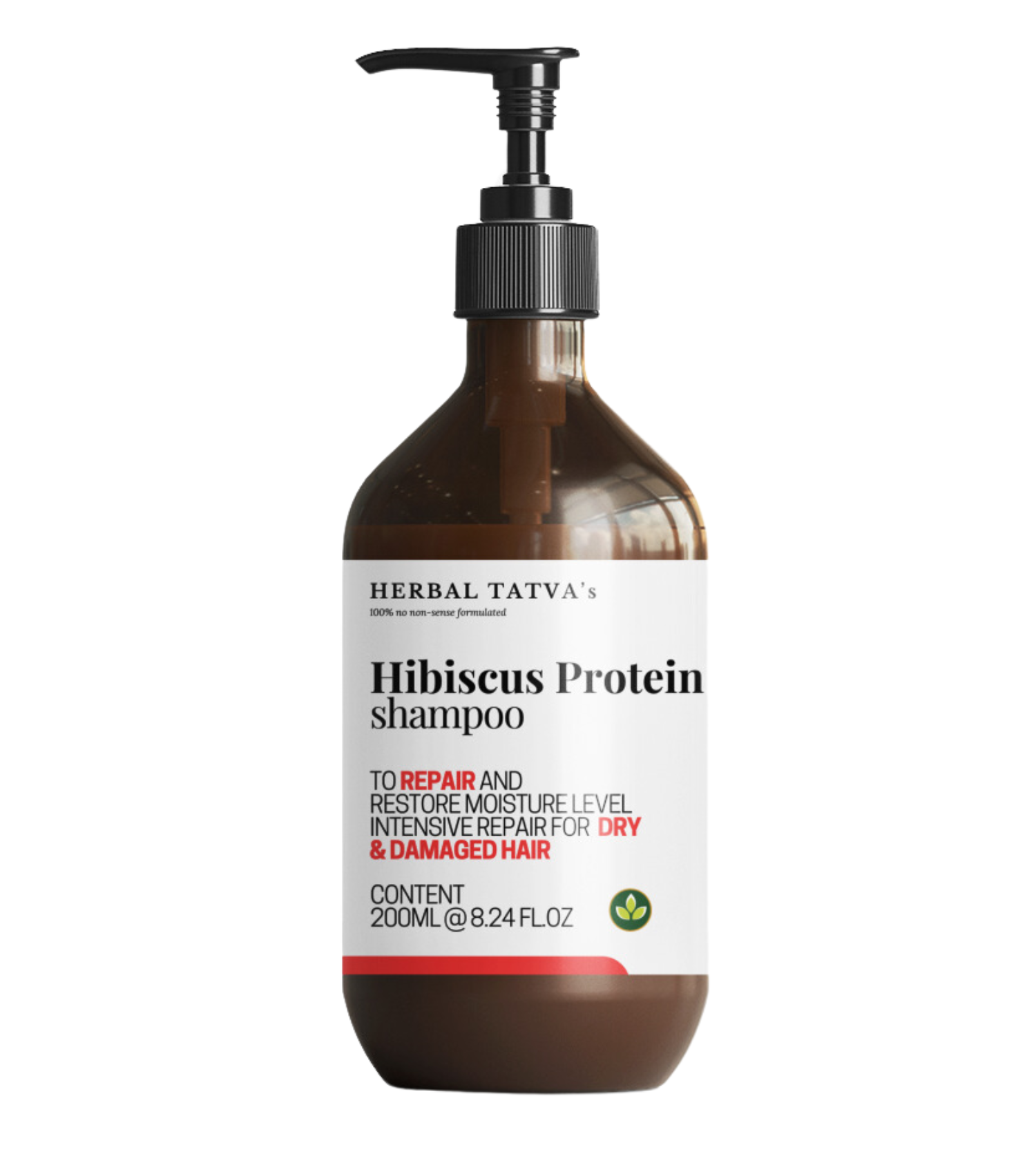 Hibiscus Protein Shampoo 200ml | For Dry Damaged Hair Repair – Herbal ...